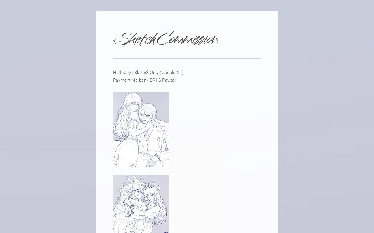 Sketch Commission Halfbody